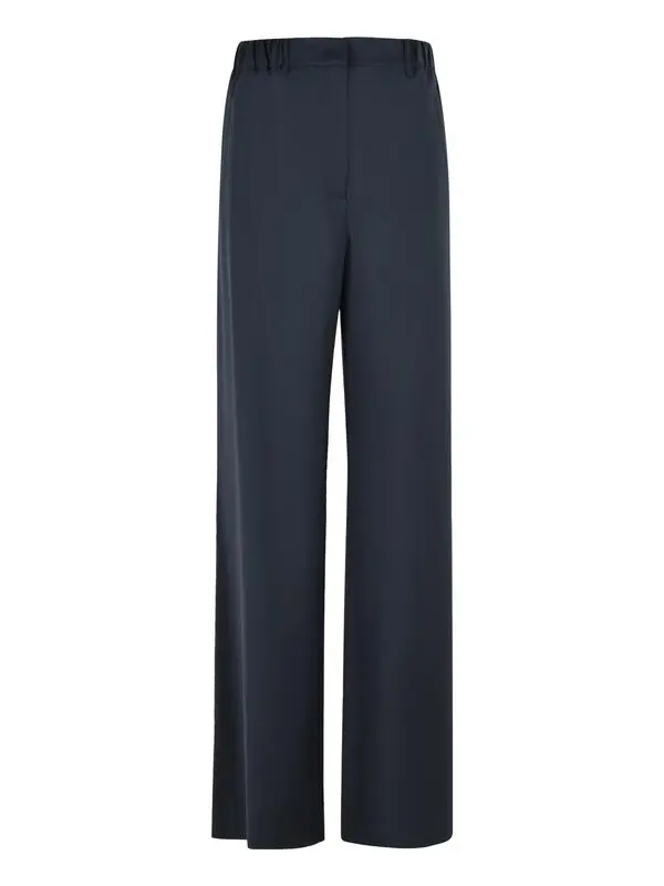 Max Mara Virgin Wool Editto Trousers - Blue