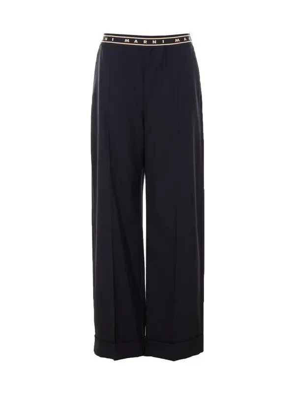 Marni Logo Pants - Black