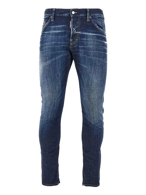 Dsquared2 Stretch Denim Twist Jeans - Blue