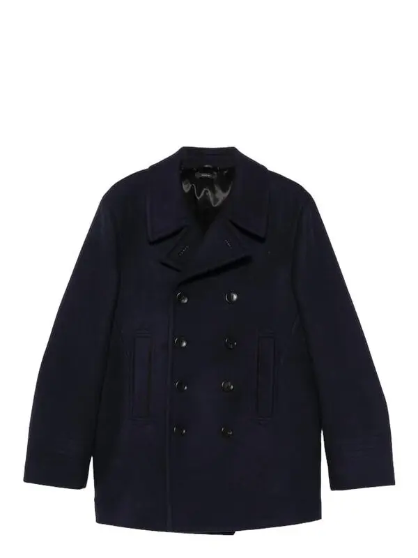 TOM FORD Pea Coat - Blue