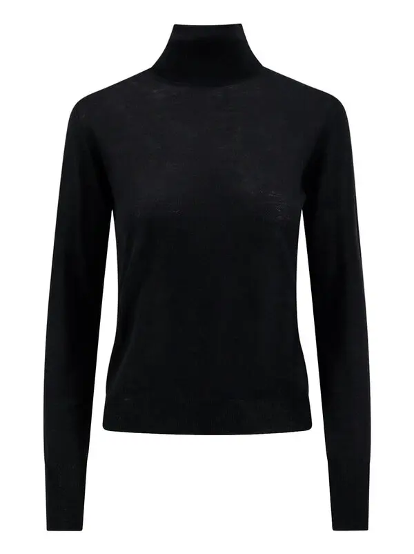 GOLDEN GOOSE Dilara Virgin Wool Turtleneck - Black