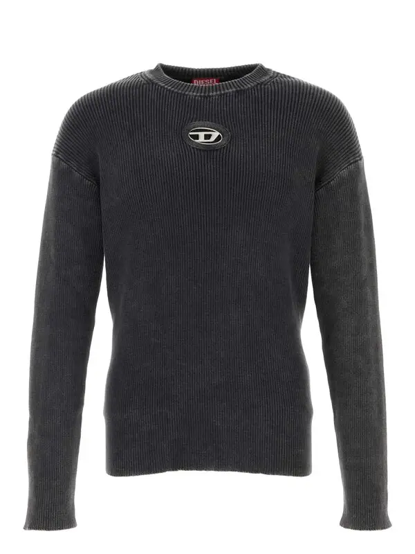 DIESEL® Cotton K-darren Sweater - Black