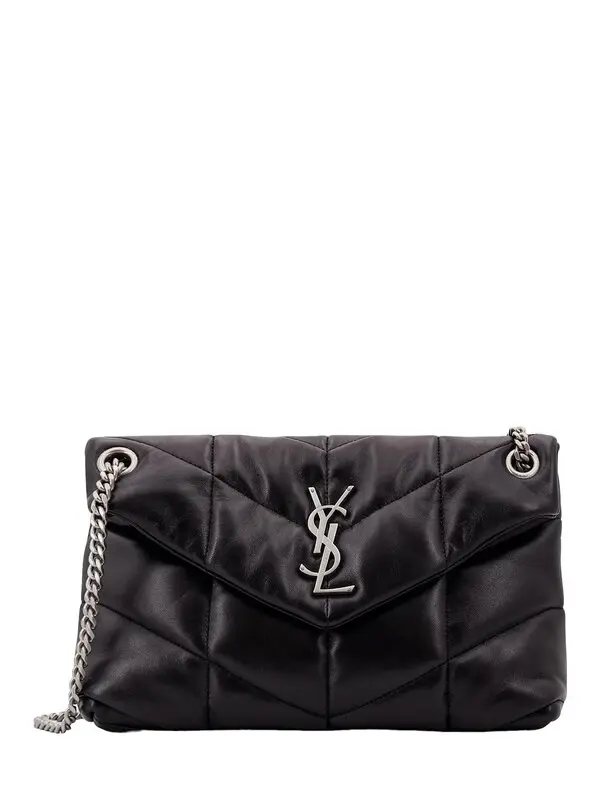 Saint Laurent Puffer Matelasse Leather Cross Body Bag - Multicolor