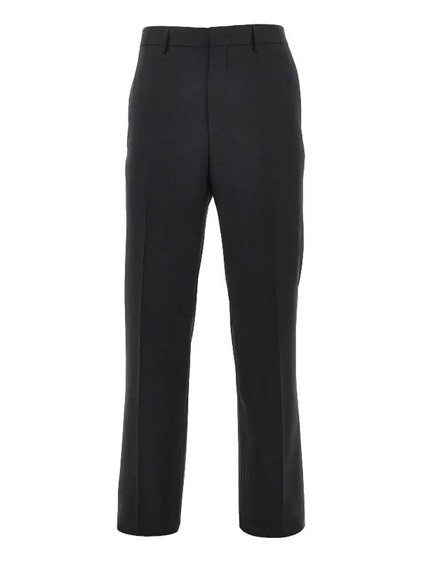 Tagliatore Super 110's Wool Pants - Black