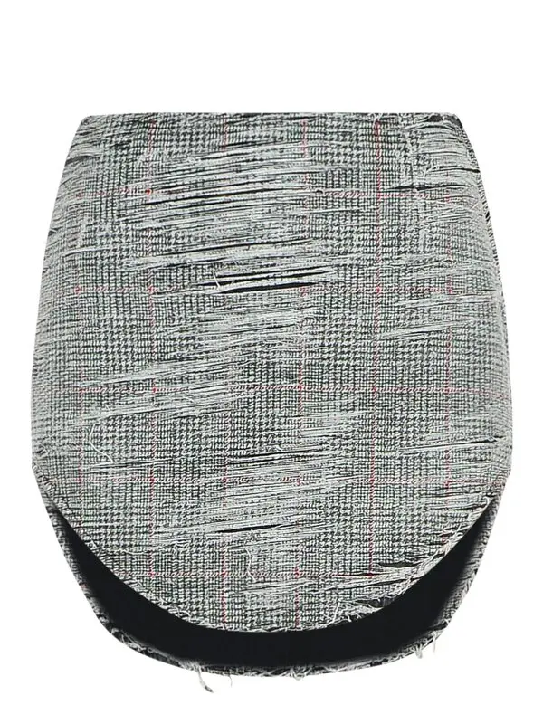 DIESEL® Ada' Grey Cotton Miniskirt - Gray