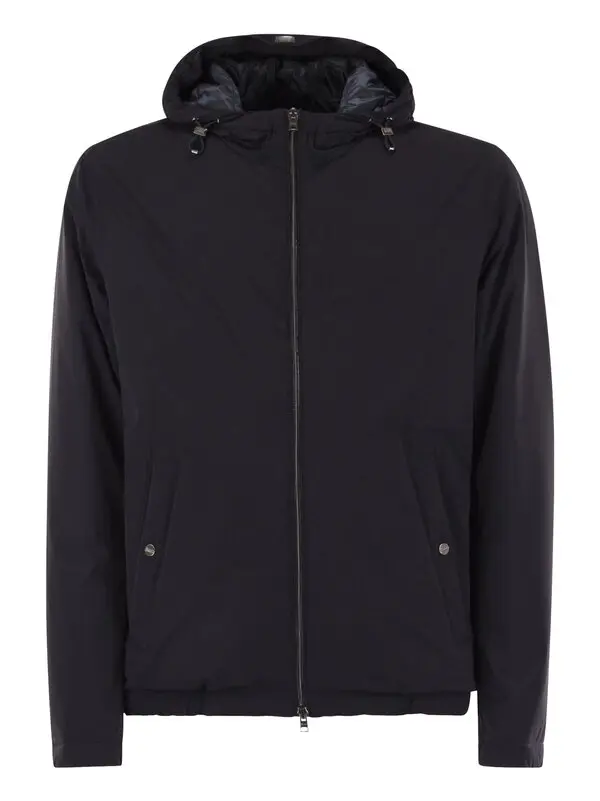 Herno Nylon Travel Jacket - Blue