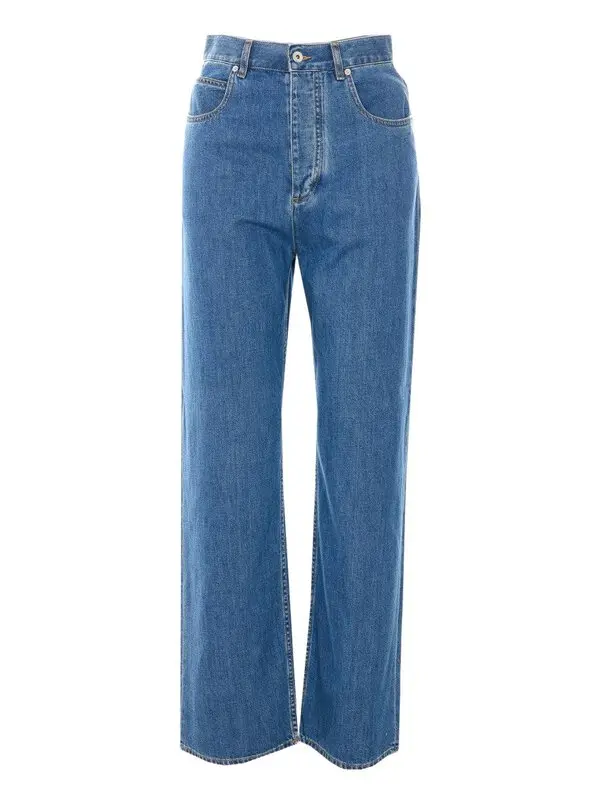 Bottega Veneta Wide Leg Jeans - Blue