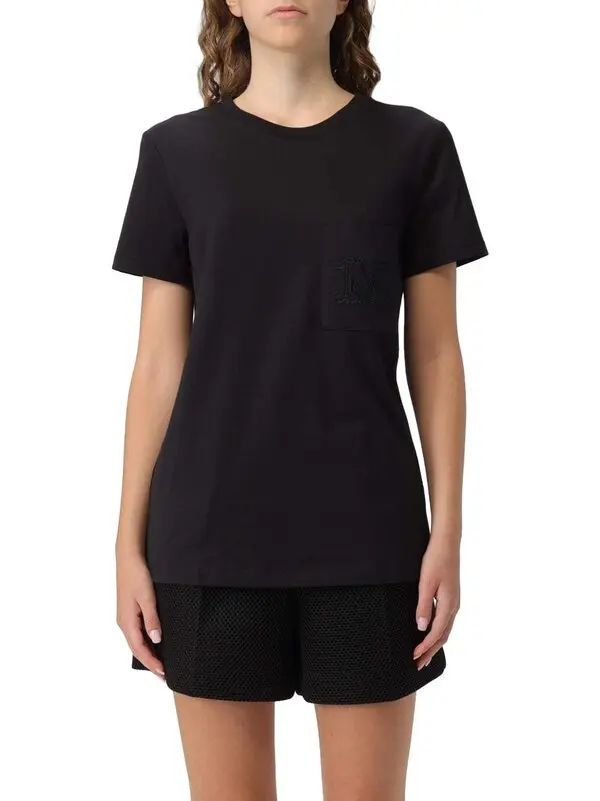 Max Mara Cotton T-shirt - Black