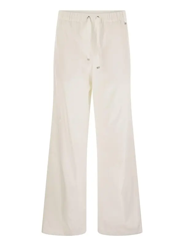 Herno Cotton Drawstring Trousers - White