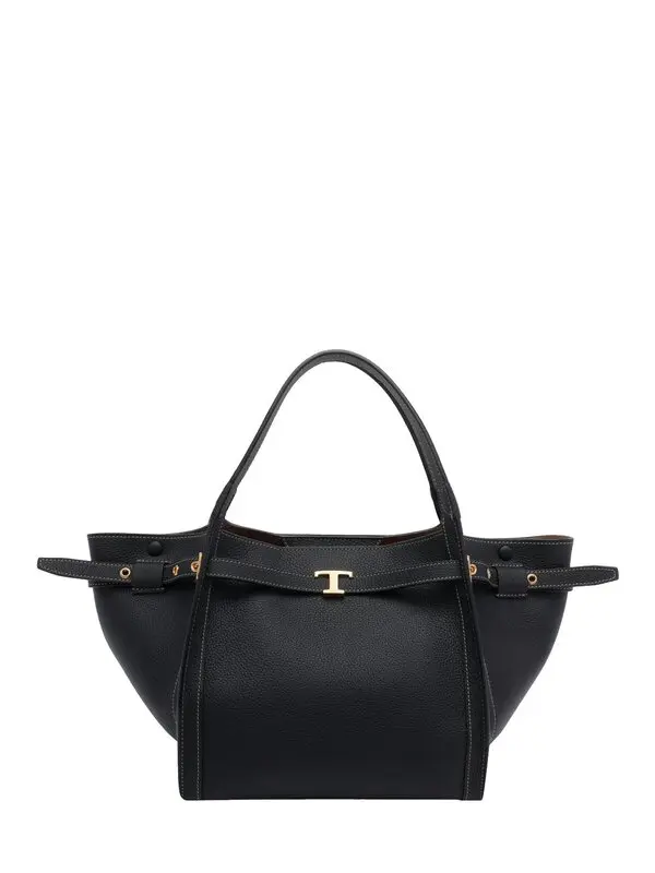 TOD'S T-signature Shopping Bag - Black