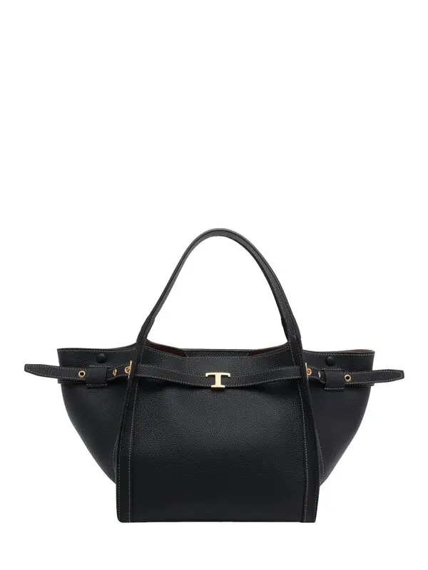 TOD'S T-signature Shopping Bag - Black