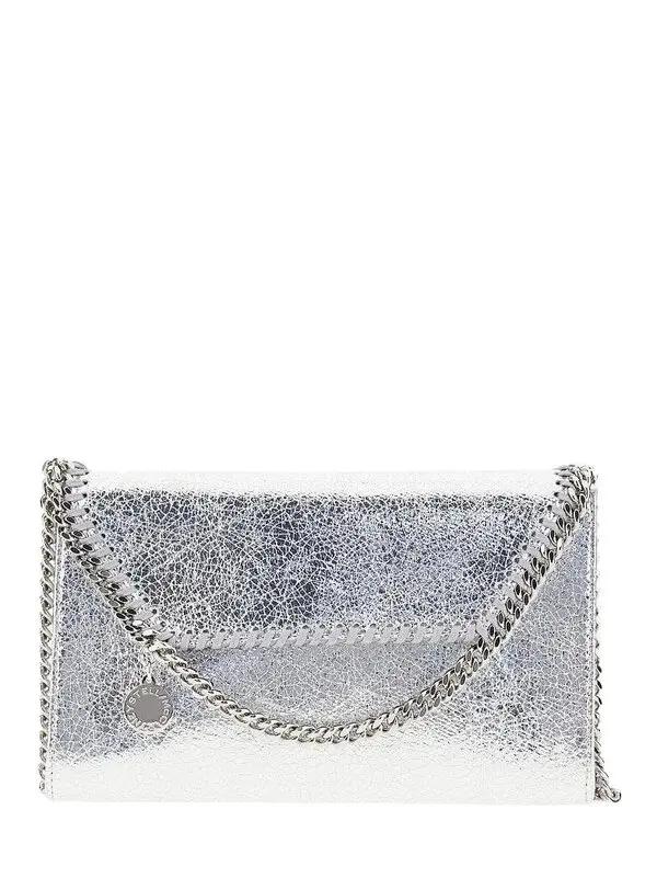 Stella McCartney Mini Falabella Crossbody Bag - Silver
