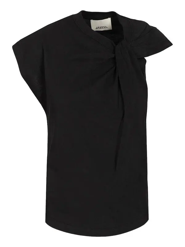 Isabel Marant Étoile Nayda Cotton Jersey T-shirt - Black