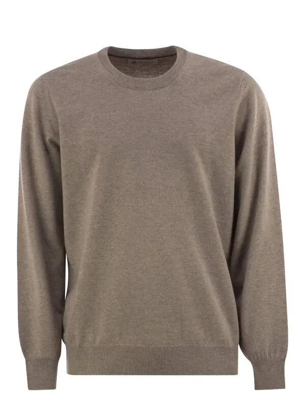 Brunello Cucinelli Pure Cashmere Crew-neck Sweater - Multicolor