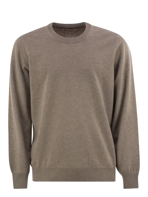 Brunello Cucinelli Pure Cashmere Crew-neck Sweater - Multicolor