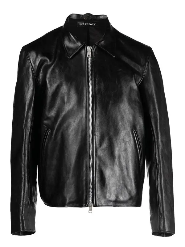 Our Legacy Leather Jacket - Black