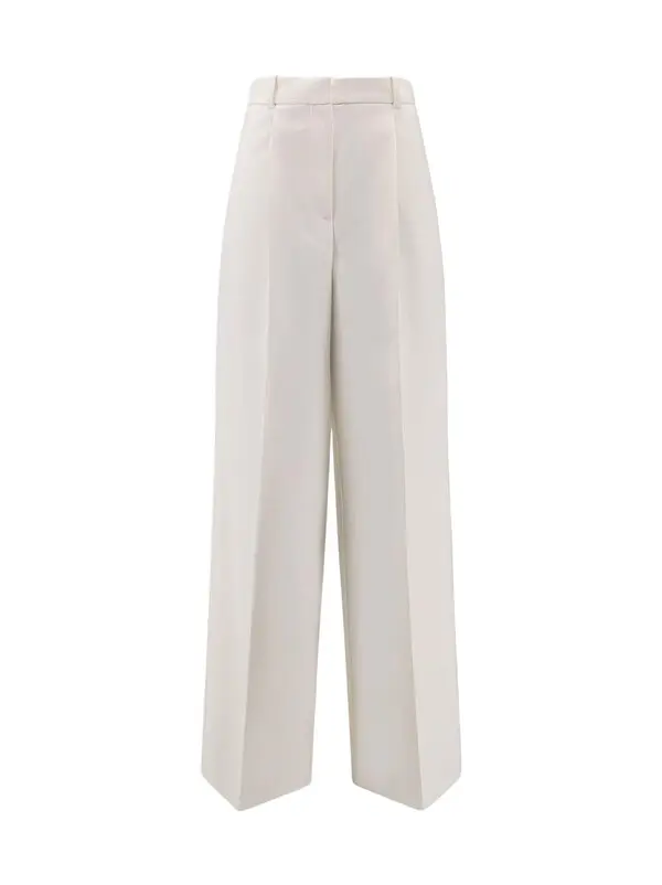 Dior Virgin Wool Trousers - Cream