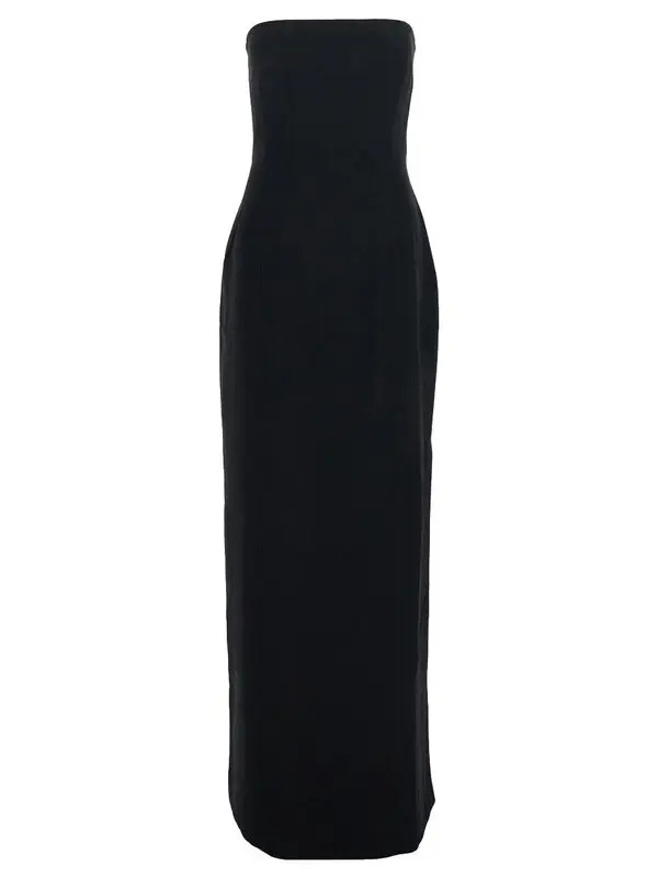 Solace London Anderson Long Dress - Black