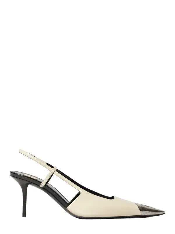 Saint Laurent High Heel Shoes - Cream