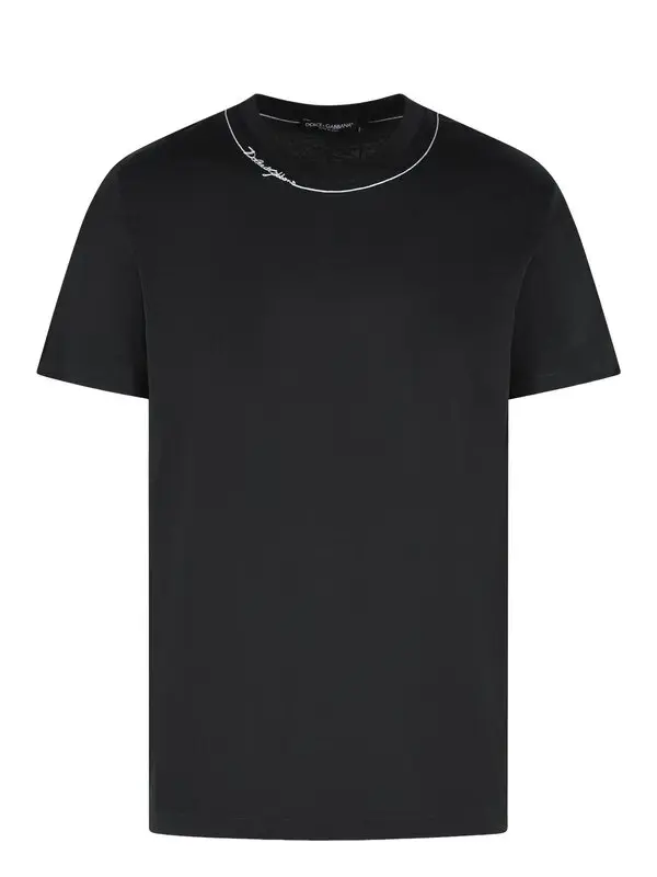 Dolce & Gabbana Cotton T-shirt - Black