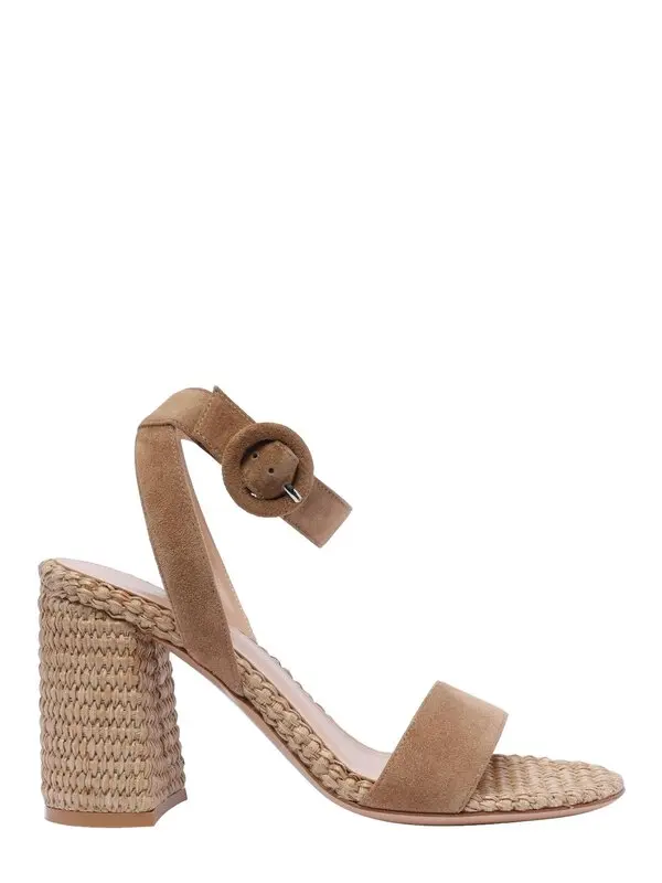 GIANVITO ROSSI Luana Pump Sandals - Brown