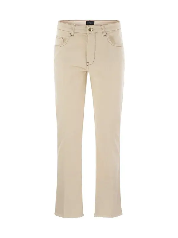 FAY Denim 5-pocket Trousers - Multicolor