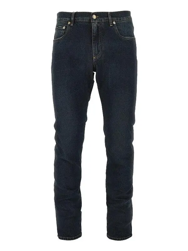 Dolce & Gabbana Stretch Denim Slim Fit Jeans - Blue