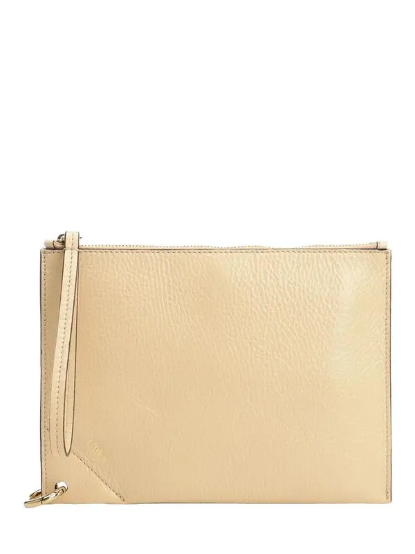 Chloé Spin Clutch Bag - Cream