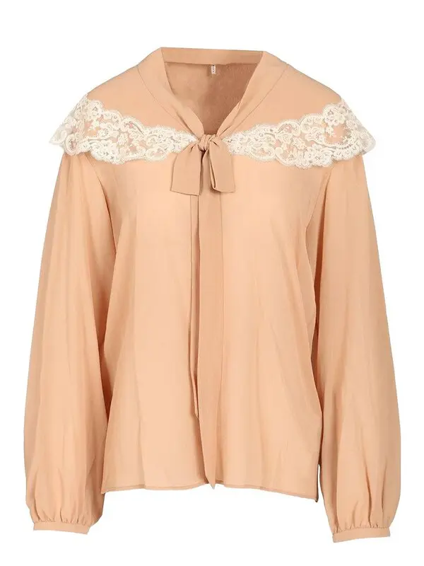 Chloé Shirt With Laces - Multicolor
