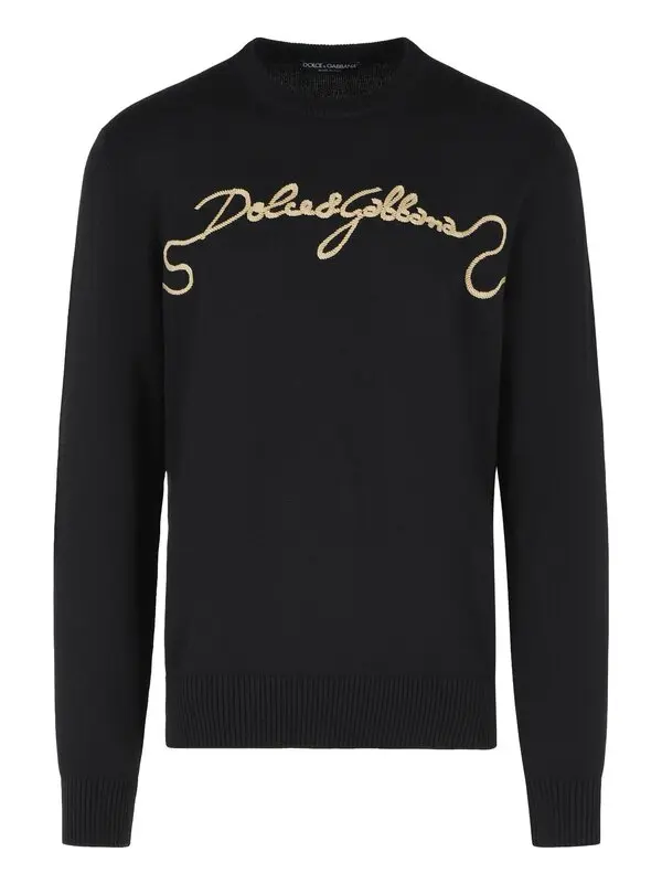 Dolce & Gabbana Virgin Wool Sweater - Black