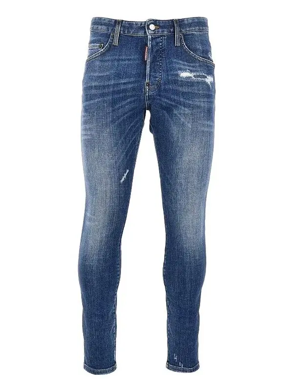 Dsquared2 Stretch Denim Skater Jeans - Blue
