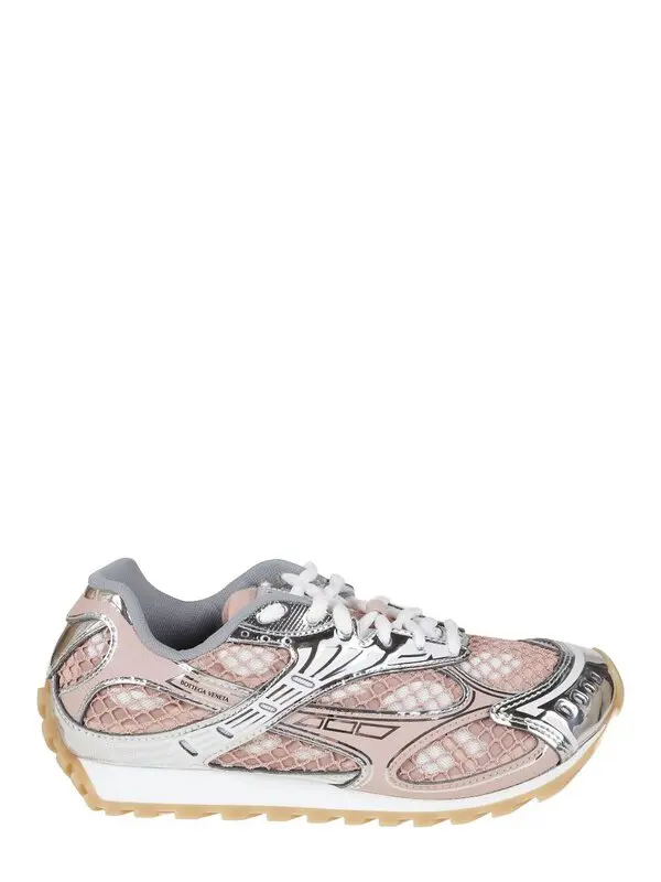 Bottega Veneta Orbit Technical Mesh Sneakers In A Bicolor Design - Multicolor