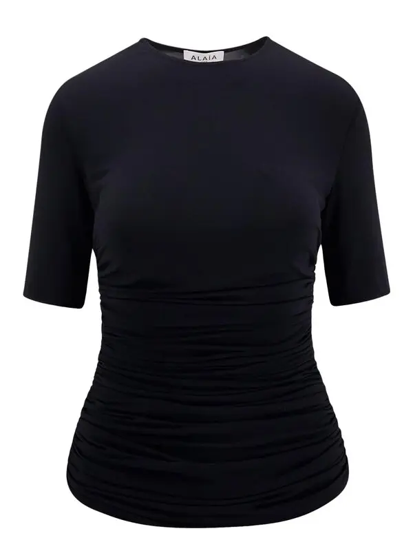 Alaïa Viscose T-shirt - Multicolor