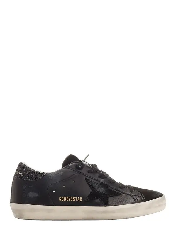 GOLDEN GOOSE Super-star Sneakers - Black