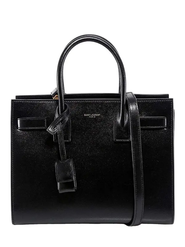 Saint Laurent Baby Sac De Jour Leather Handbag With Padlock - Multicolor