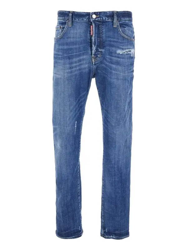 Dsquared2 Distressed Denim Jeans - Multicolor