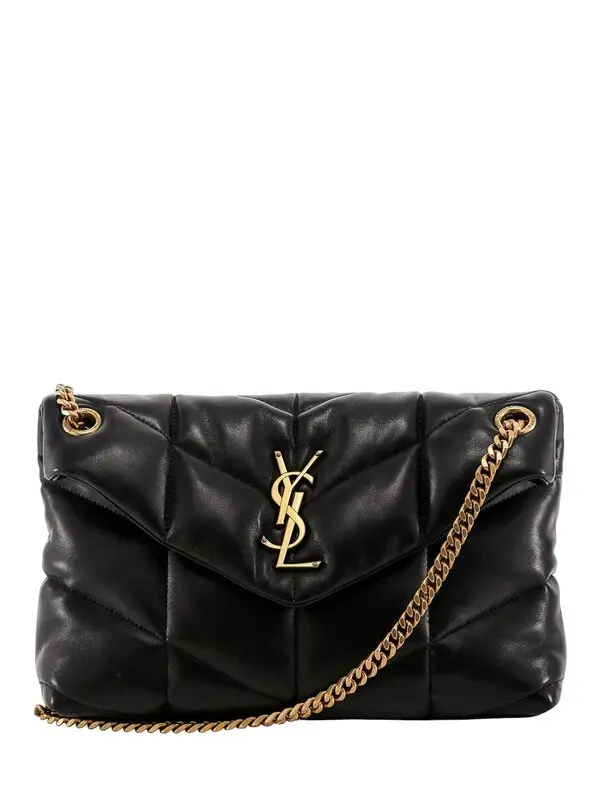 Saint Laurent Loulou Puffer Matelasse Leather Crossbody Bag - Multicolor