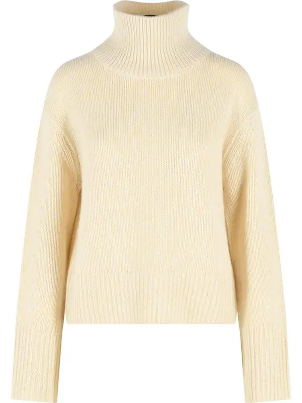 LISA YANG Femi Cashmere Turtleneck Sweater - Yellow