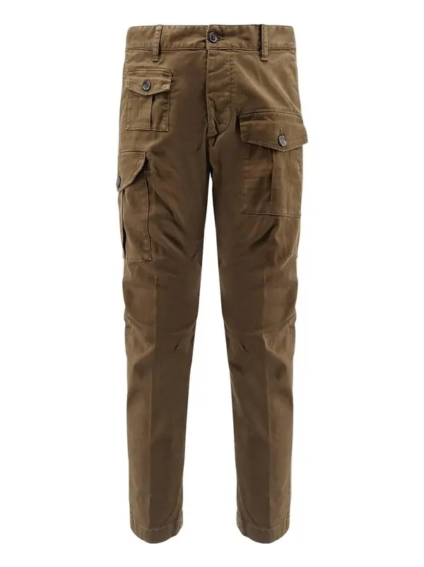 Dsquared2 Sexy Cargo Cotton Trousers - Multicolor