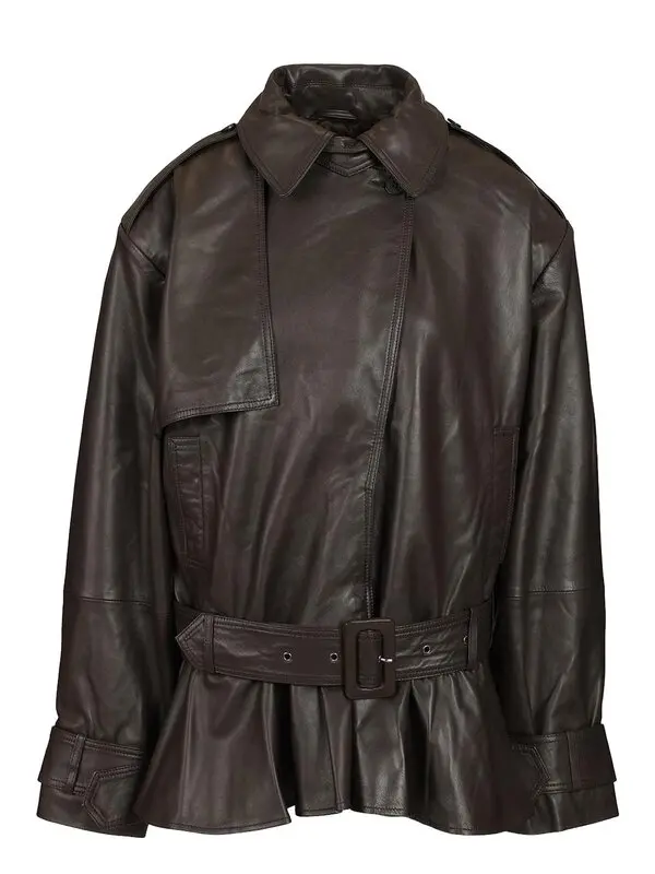 ROTATE BY BIRGER CHRISTENSEN Motorcycle Jacket - Brown