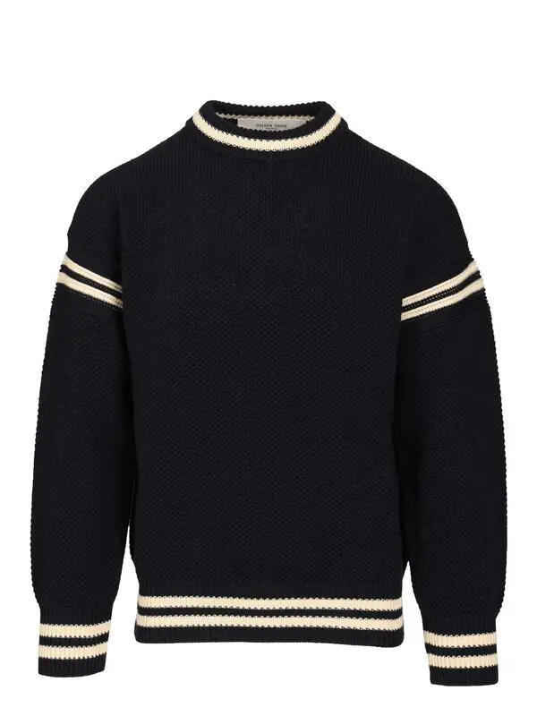GOLDEN GOOSE Journey Cotton Sweater - Blue