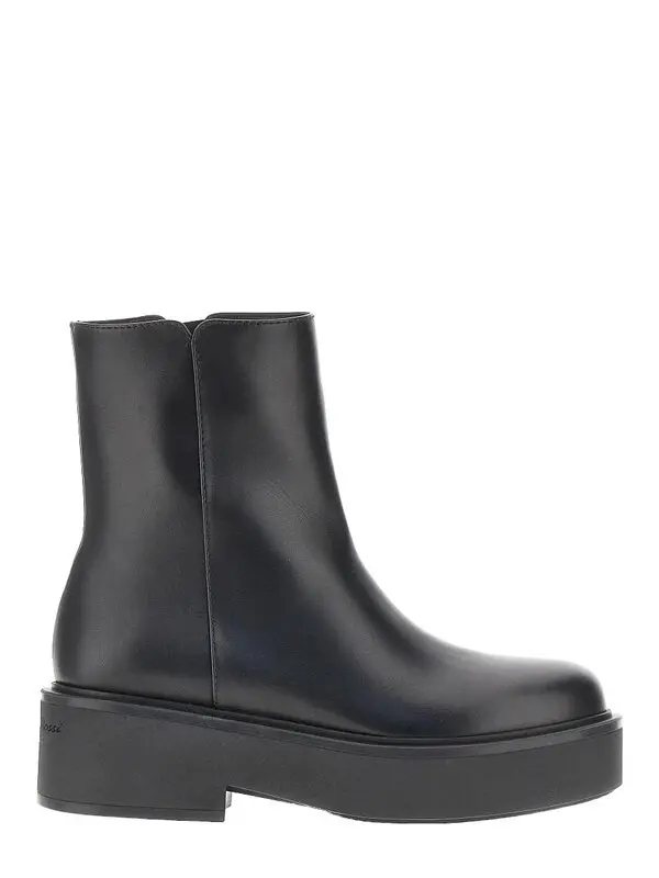 GIANVITO ROSSI Hiro' Leather Boots - Black