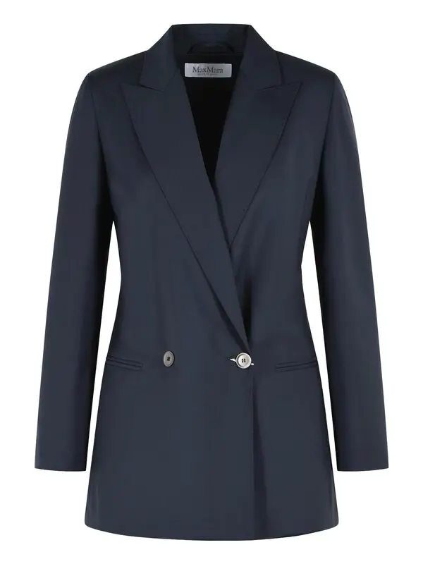 Max Mara Deep Tela Blazer - Blue