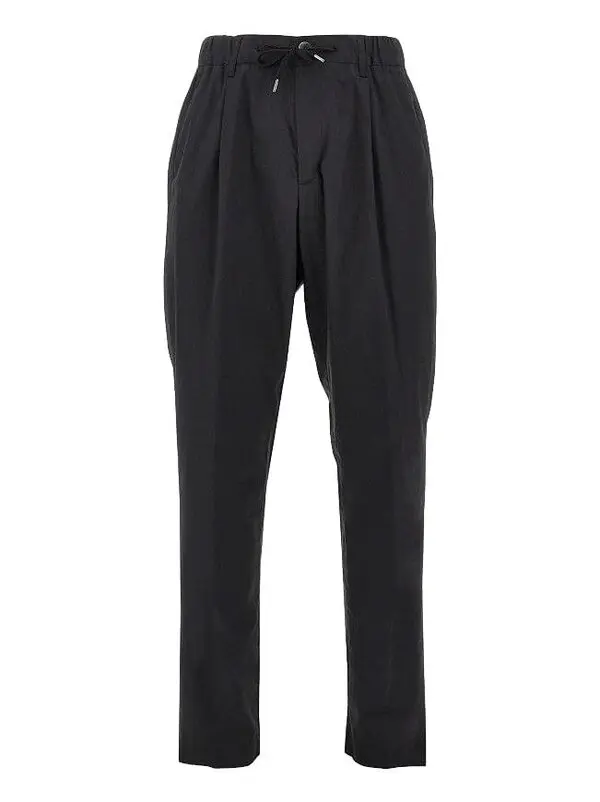 Herno Technical Poplin Pants - Black