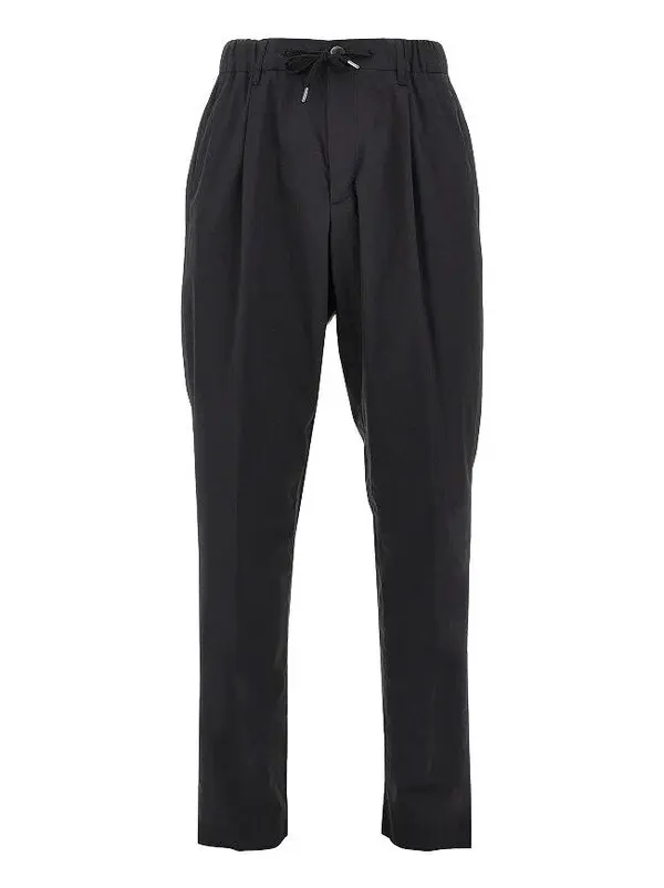Herno Technical Poplin Pants - Black
