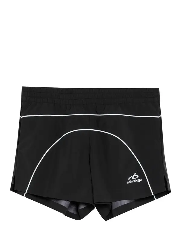 Balenciaga Techwear Shorts In Technical Fabric - Black