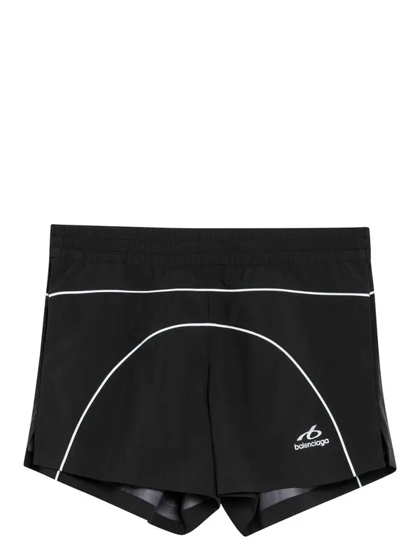 Balenciaga Technical Fabric Shorts - Black