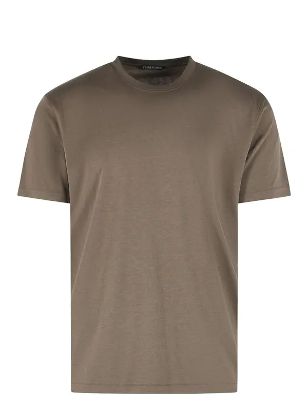 TOM FORD Lyocell And Cotton T-shirt - Green