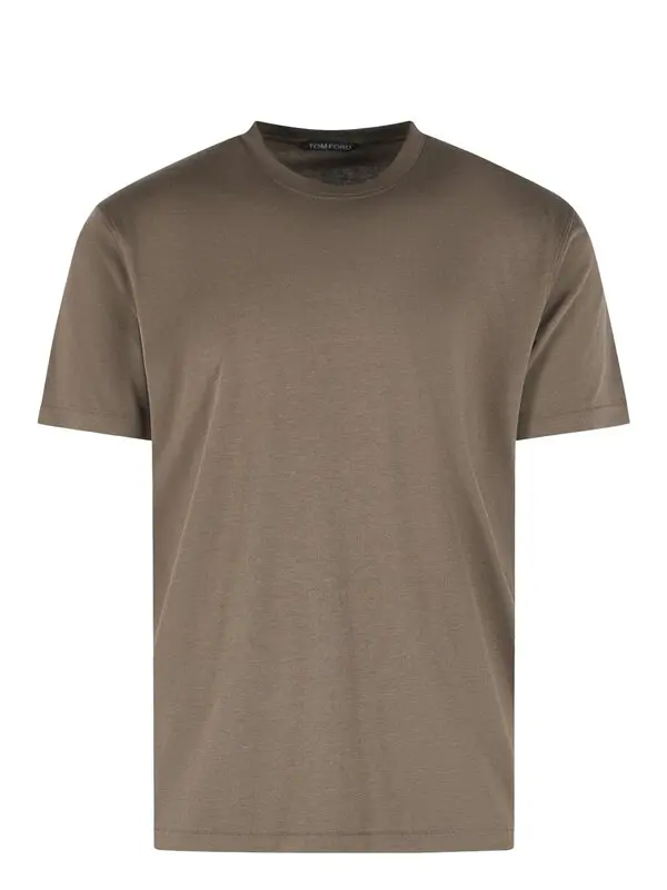 TOM FORD Lyocell And Cotton T-shirt - Green