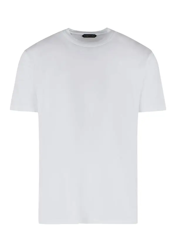 TOM FORD Lyocell And Cotton T-shirt - White